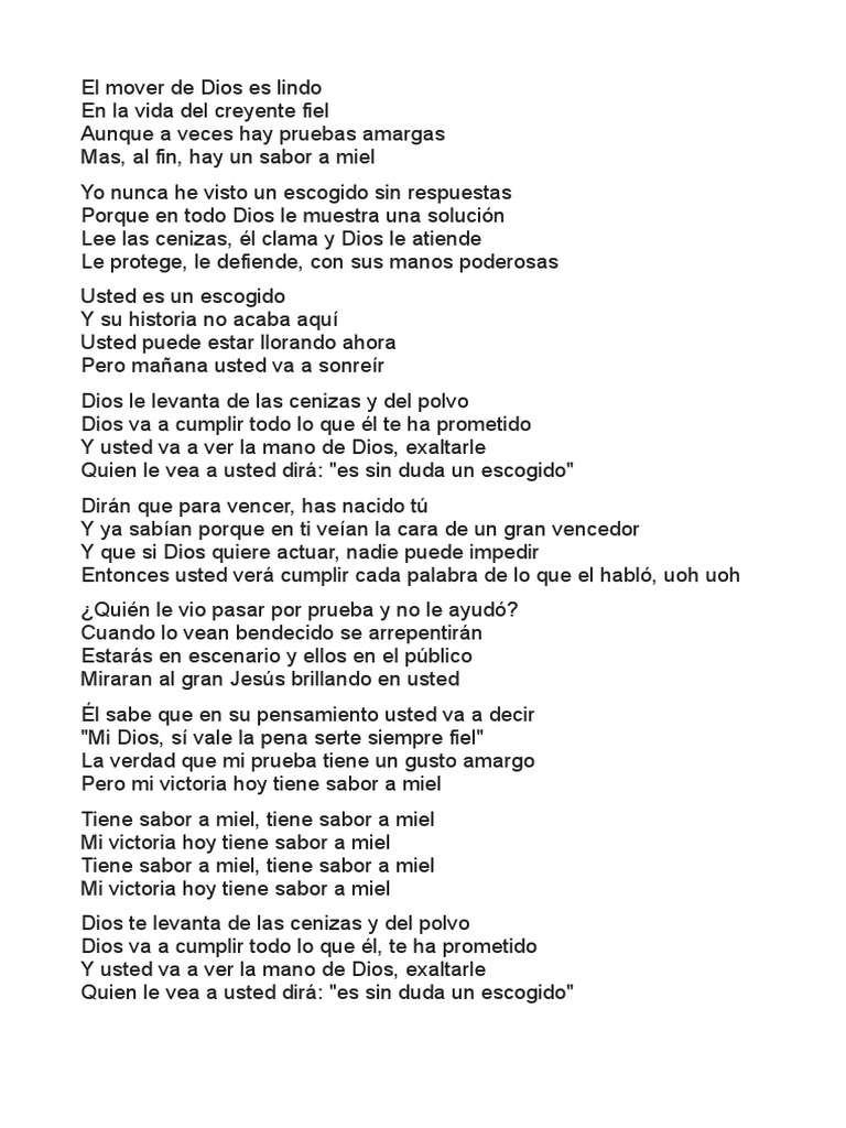 Letra de Canciones | PDF | Alma