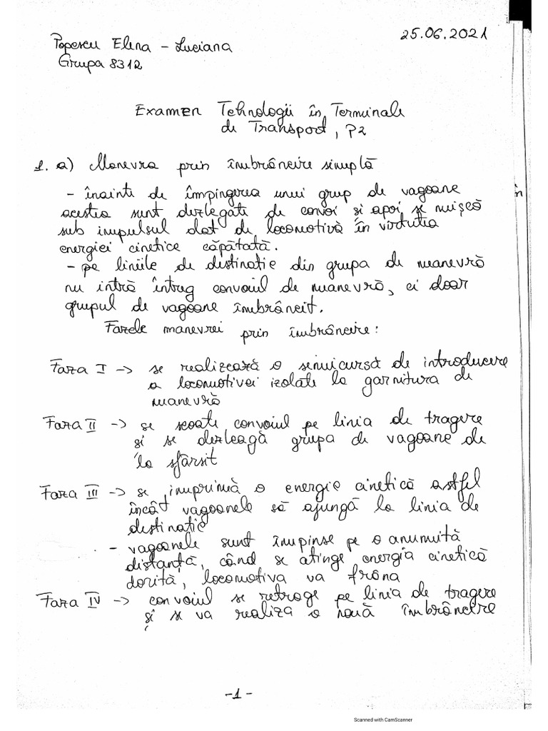 Subiect Examen Popa | PDF