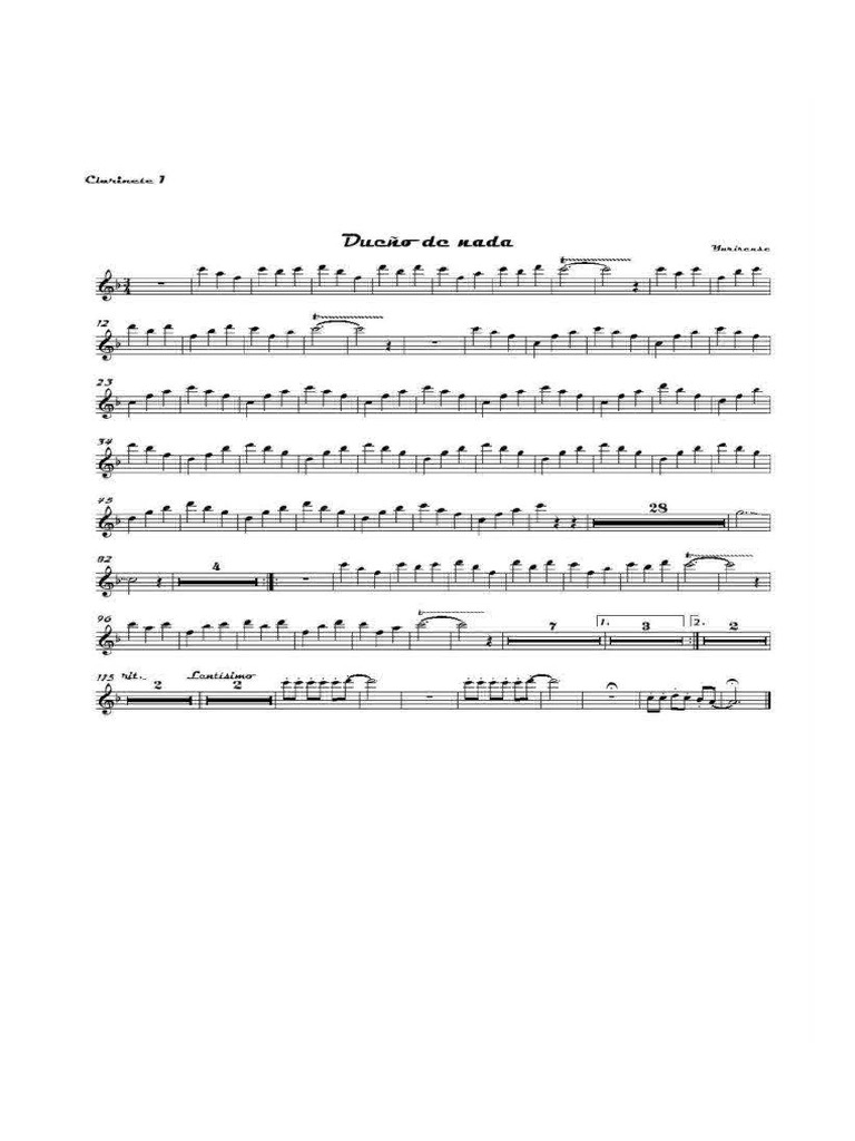 Dueño de Nada - Banda Yurirense | PDF