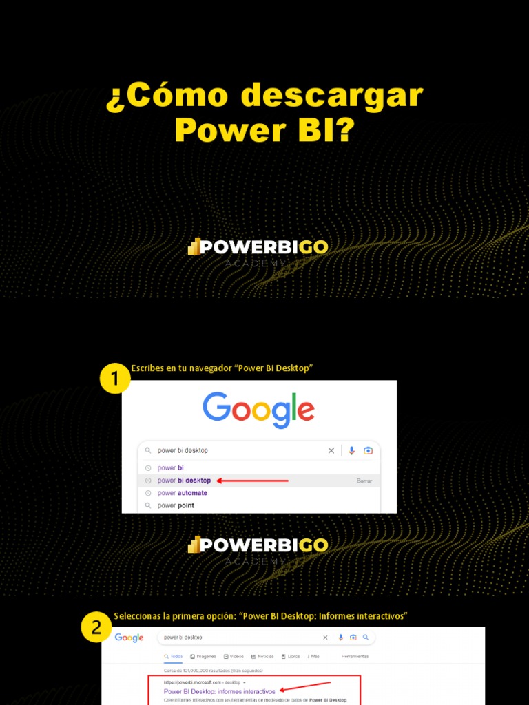 Como Descargar Power BI | PDF