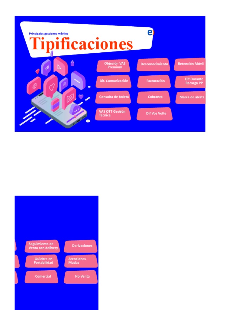 Tipificacion Movil | PDF | Entrega (Comercio) | Respuesta de Voz Interactiva