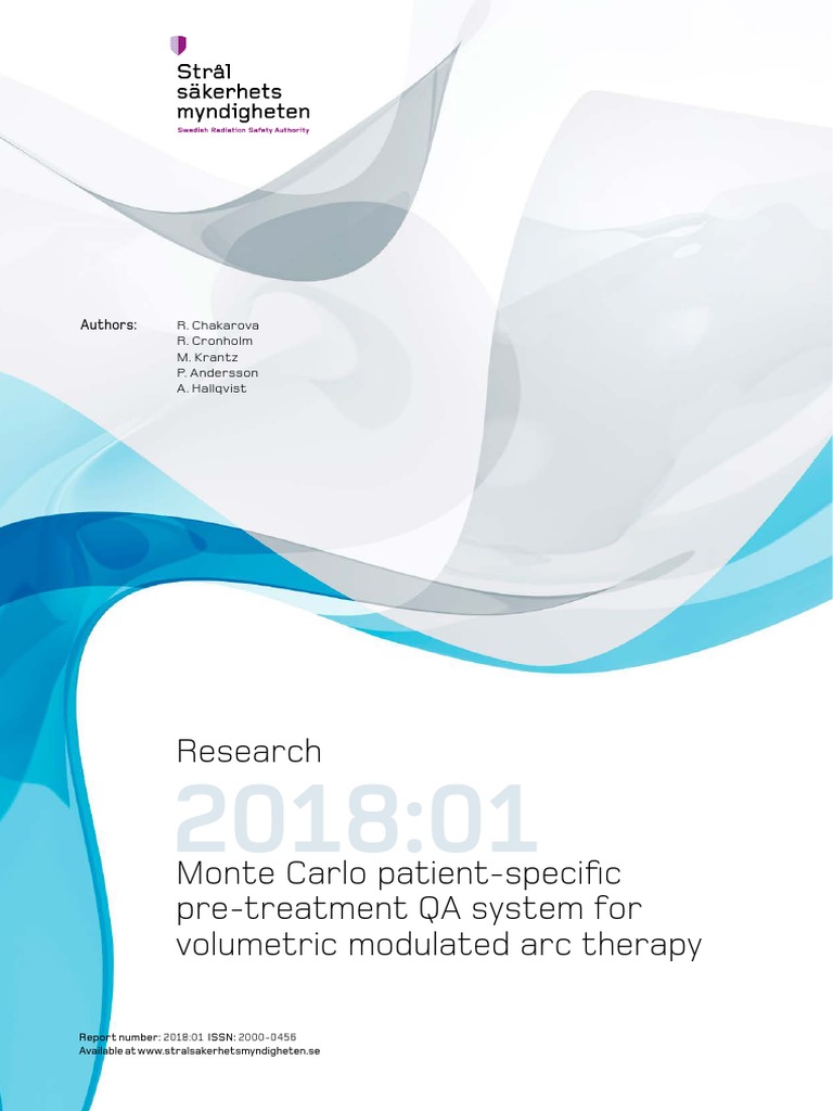 Monte Carlo Patient Specific Pre Treatment Qa System For Volumetric Modulated Arc Therapy Pdf 