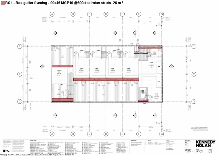 BG1 Box Gutter Framing Plan 90x45 MGP10 @600cts | PDF