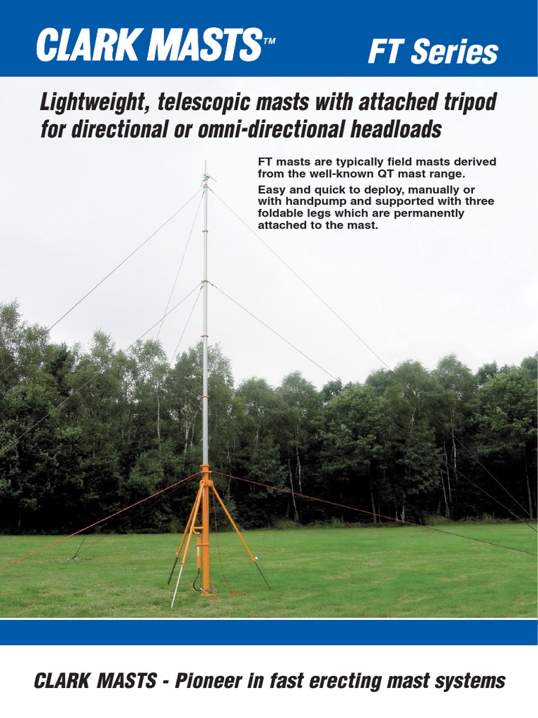 FT Masts Brochure | PDF | Equipment | Manufactured Goods
