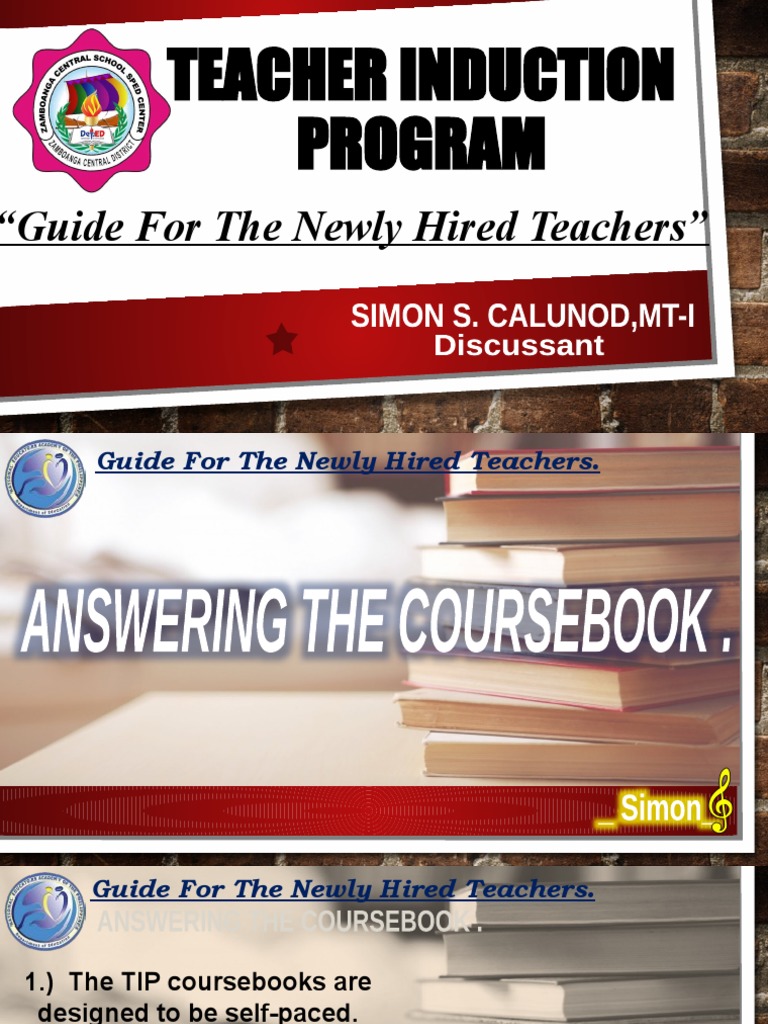 IBOY-TIP Guide To Newly Hired Teachers | PDF | Mentorship | Cognition