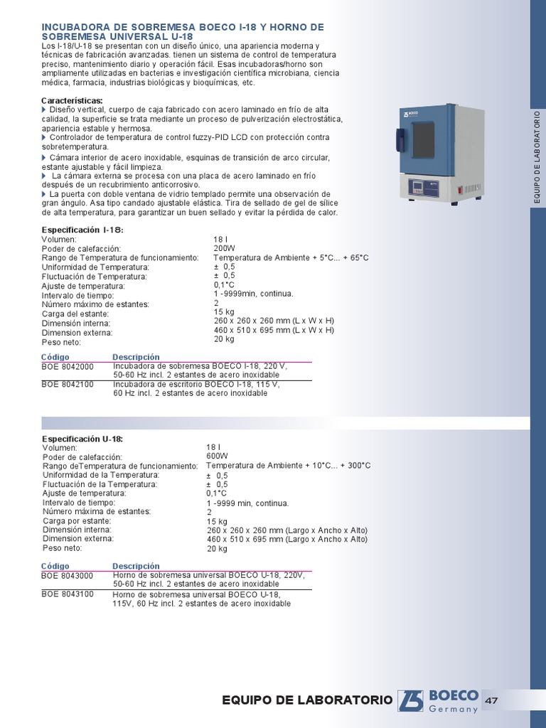 Boeco I-18 U-18 2022-Spanish | PDF | Acero | Laminado (metalmecánica)