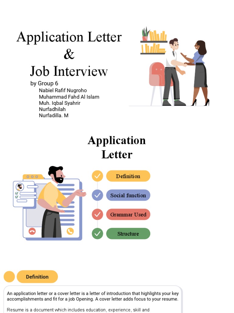 Application Letter & Job Interview 2 | PDF | Job Interview | Résumé
