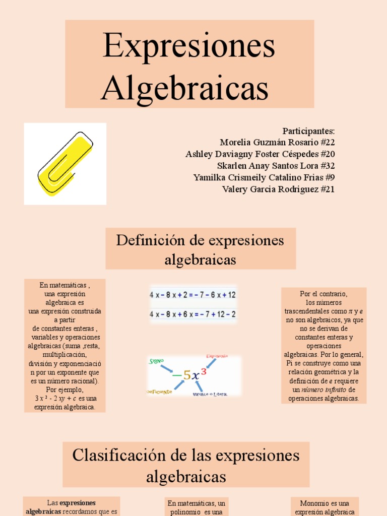 Diapositiva - Matematicas | PDF | Matemática Elemental | Álgebra abstracta