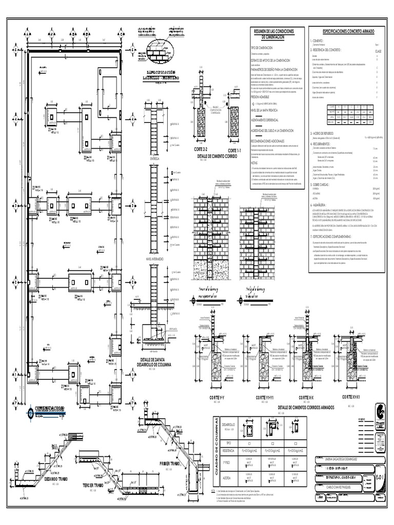 Estructuras 01 | Descargar gratis PDF | Fundación (Ingeniería) | Hormigón