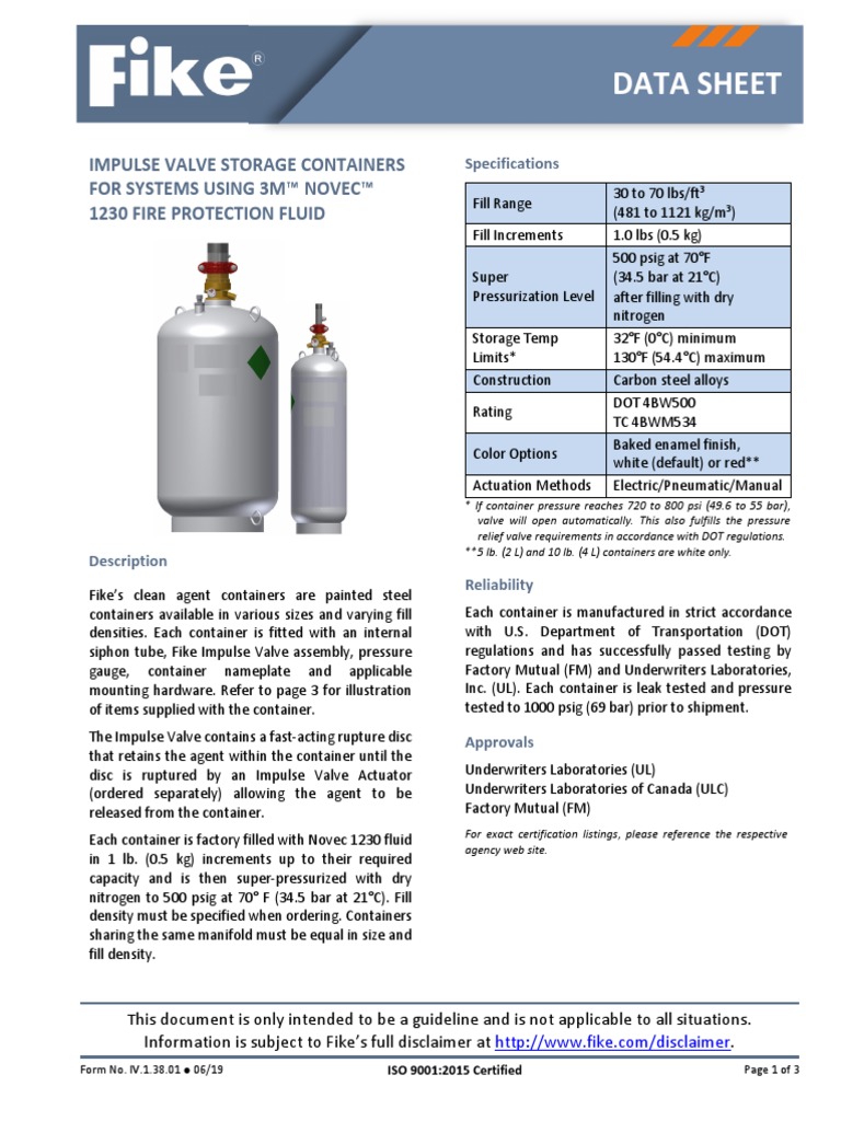 IV.1.38.01 Storage Containers | PDF | Valve | Manufactured Goods