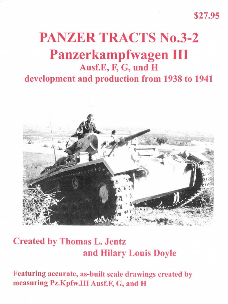 Panzer Tracts 3-2 Panzerkampfwagen III Ausf E-F-G-H 1938-41 | PDF