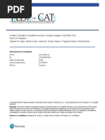 Inventário de Avaliação Pediátrica de Incapacidade (PEDI) | PDF ...