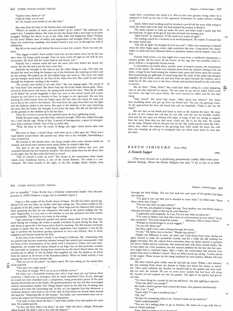 A Family Supper | PDF