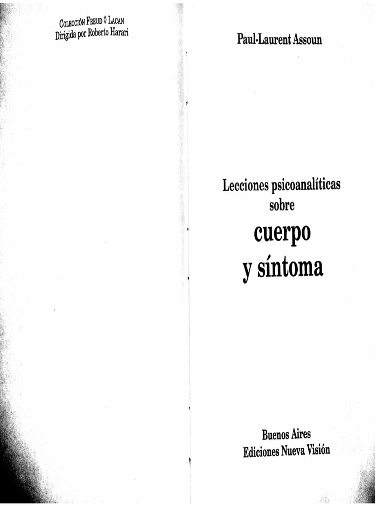 Assoun. Cuerpo y Síntoma | PDF