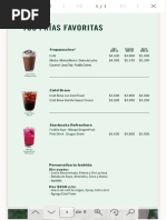 Starbucks Barista Cheat Sheet | PDF | Tea | Hot Drinks