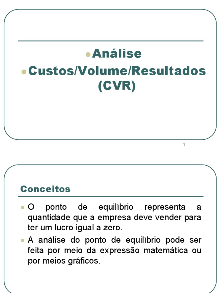 Analise CVR | PDF | Risco | Economias