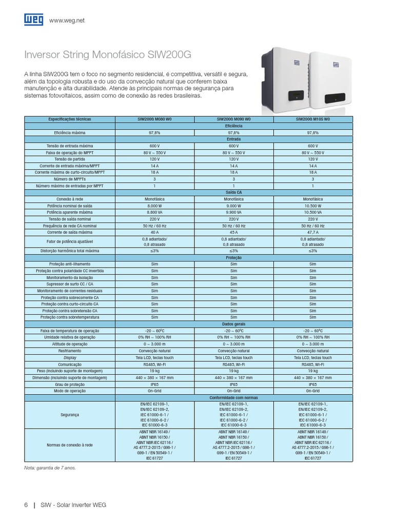 Siw200g M105 W0 | PDF | Engenharia Elétrica | Potência (Física)