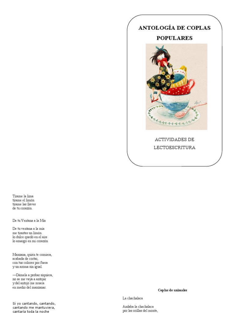 Antología Coplas Populares | PDF