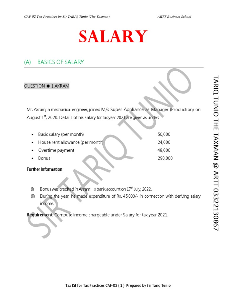 Salary Computation Guide for 2021 | PDF | Cost Of Living | Salary