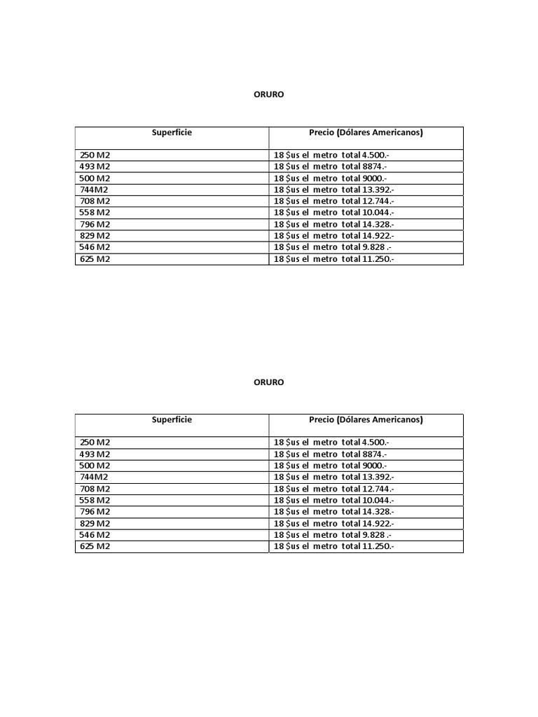 Precios PDF