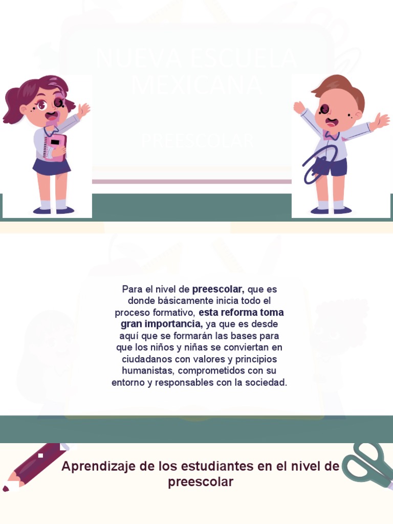 Nueva Escuela Mexicana Preescolar2023 | PDF | Educación de la primera infancia | Interculturalidad