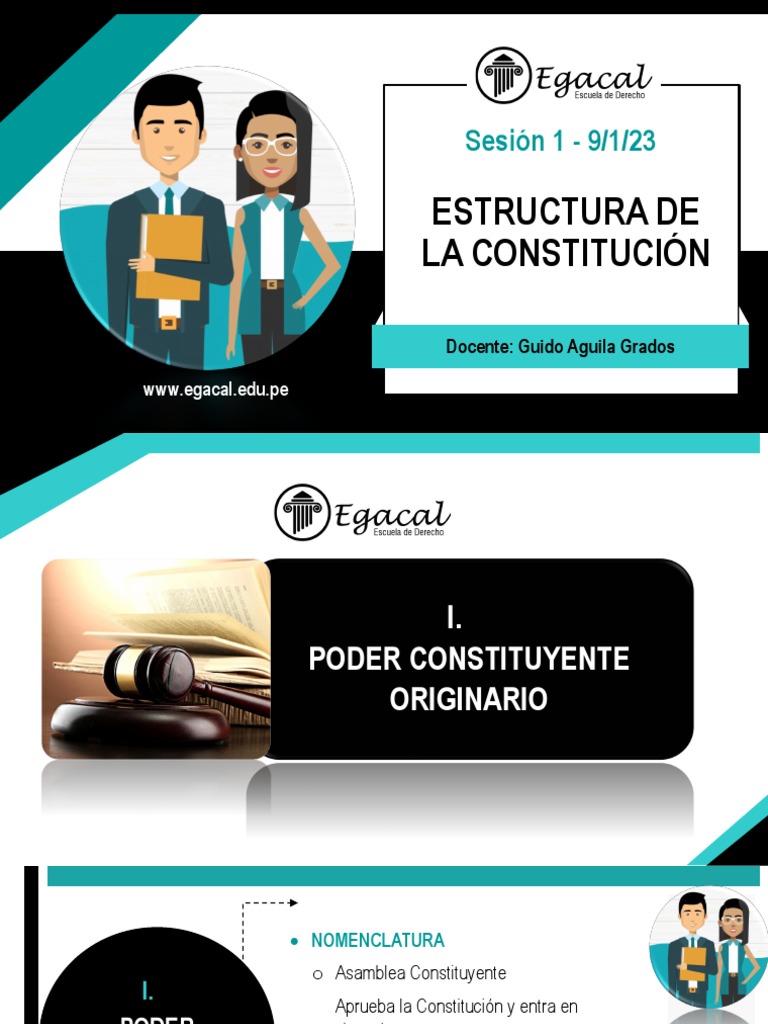 Ses1 9-12-22 GAG PPT Estructura de La Constitución | PDF | Derecho ...