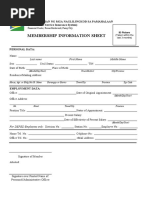 GSIS Membership Form | PDF