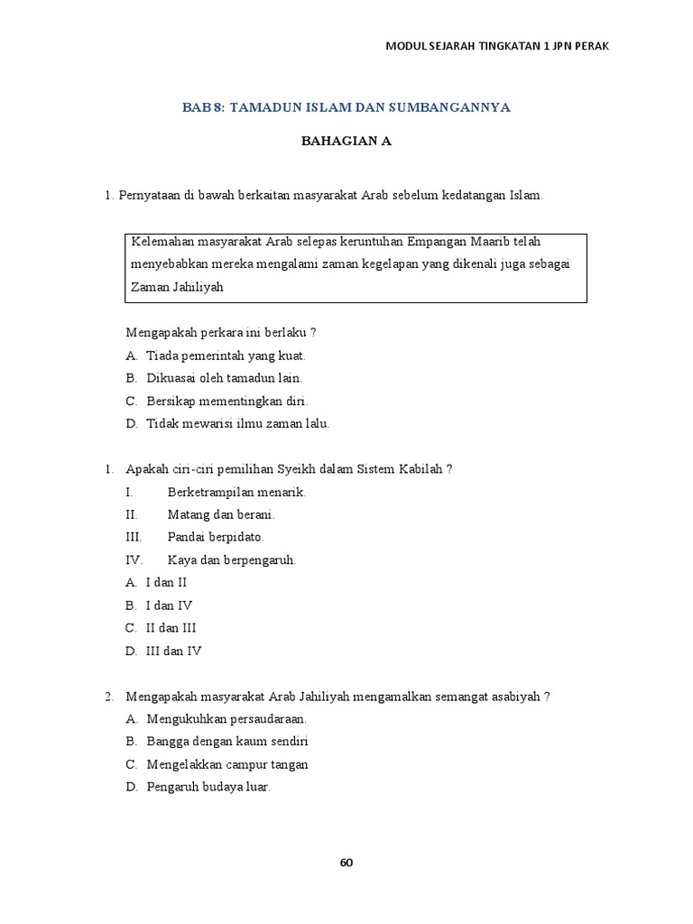 170 Kertas1 Tingkatan 1-60-66 | PDF