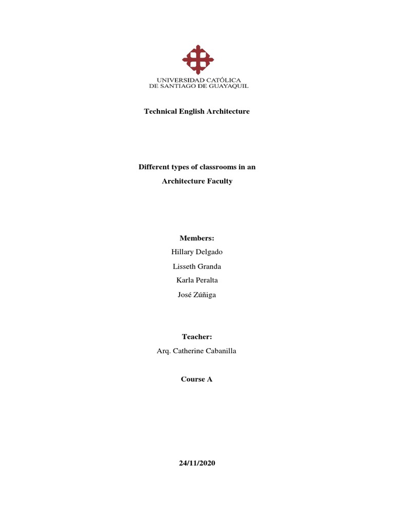 Classroom Design for Architecture Students | PDF | Teaching Method ...