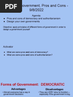 Gummy Bear Government Activity | PDF | Democracy | Political Ideologies