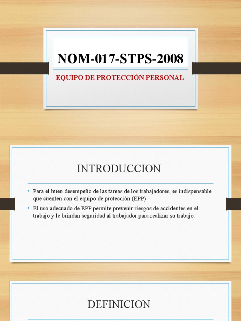 Guía sobre Equipo de Protección Personal | PDF