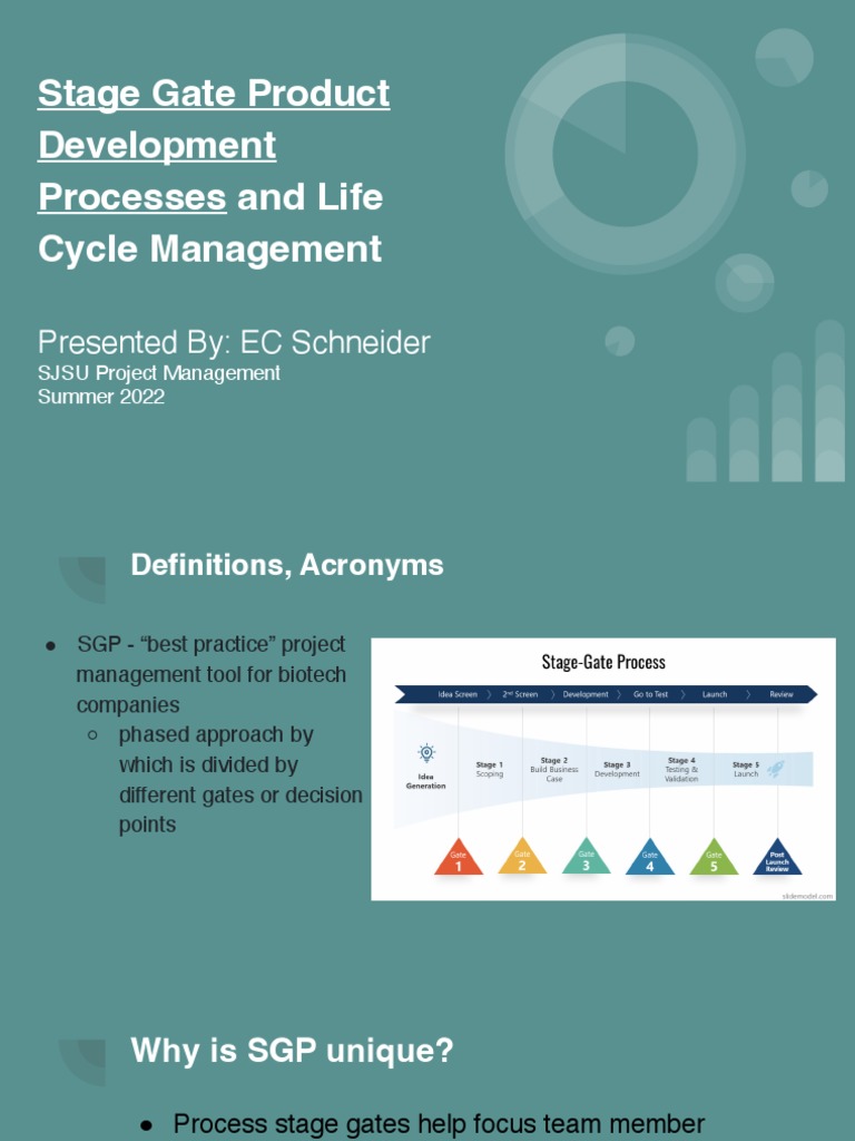 stage gate processes | PDF