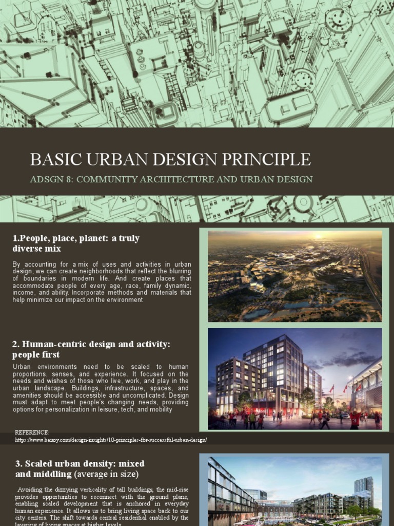 Basic Urban Design Principle | PDF | Urban Design | City