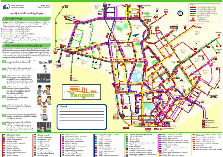 Myanmar YBS Route Map | PDF