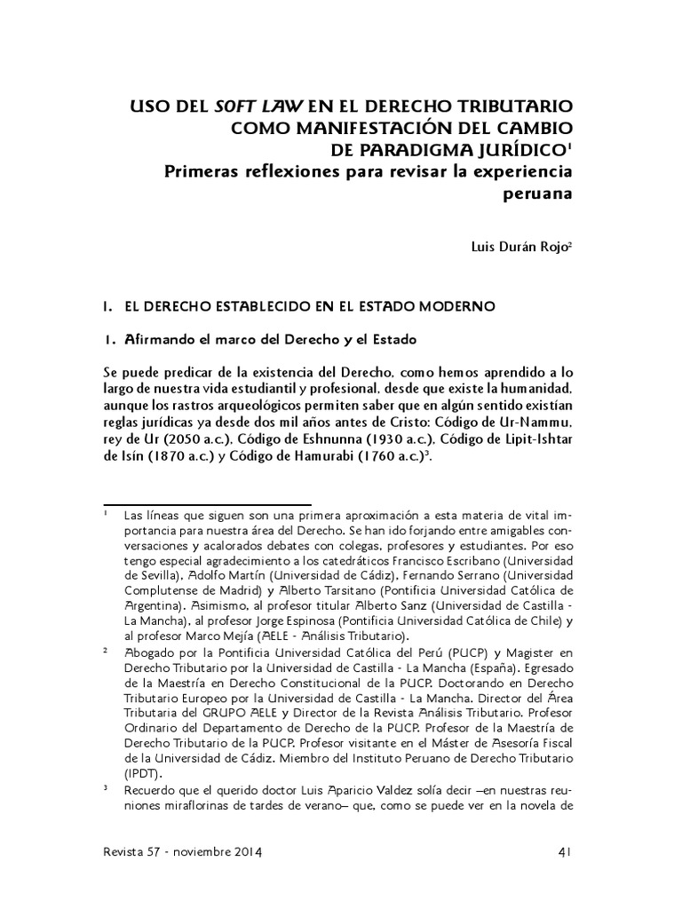 3 Duran - Uso Del Soft Law - IPDT-Desbloqueado | PDF | Estado (política ...