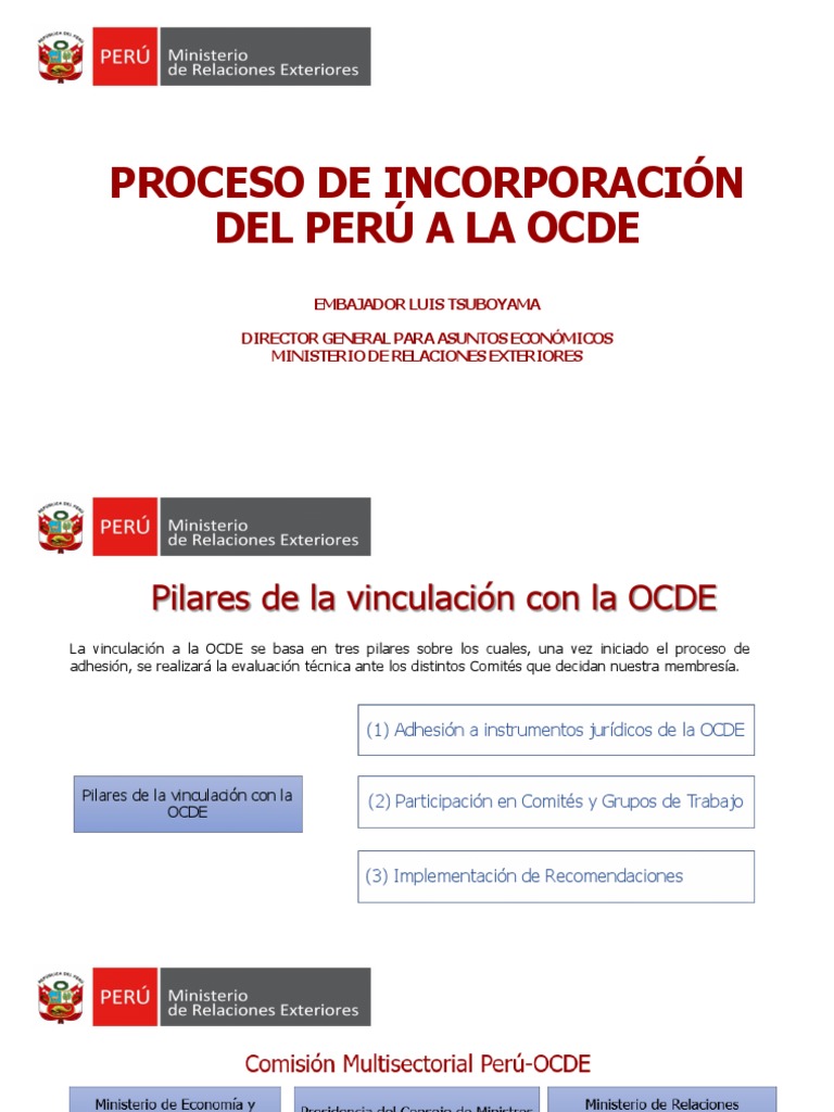 Peru Ocde - Prestacion Emb Tsuboyama | PDF | Perú | Soborno