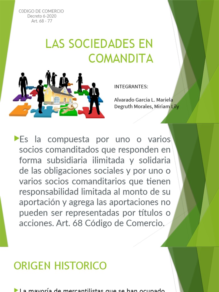Las Sociedades en Comandita | PDF | Sociedad