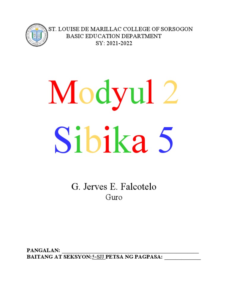 Sibika 5 Module 2 2nd Q | PDF