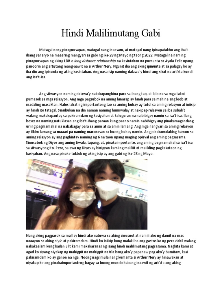 Hindi Malilimutang Gabi | PDF