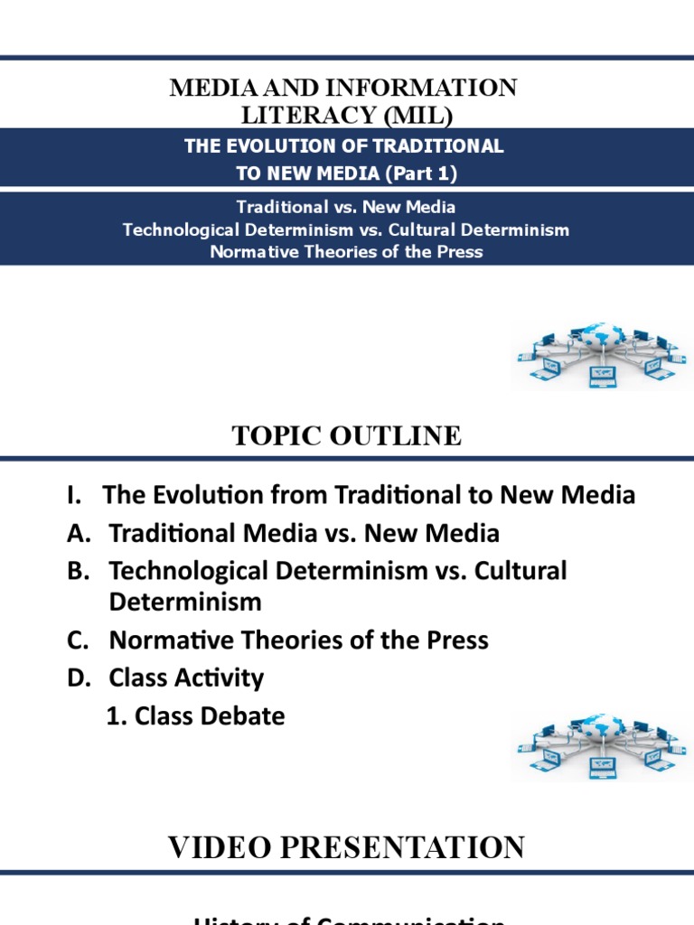 Media and Information Literacy (Mil) : The Evolution of Traditional To ...