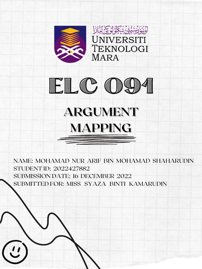 Argument Mapping Assignment (Draft) | PDF