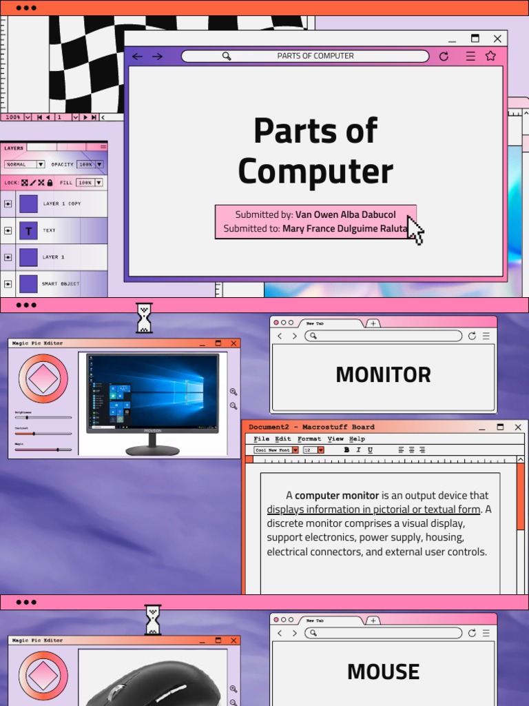 Parts Of Computer Pdf Input Output Computer Hardware