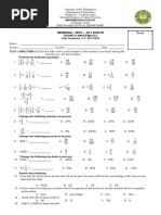 Fourth Quarter Exam - STATISTICS and PROBABILITY 2021-2022 | PDF ...