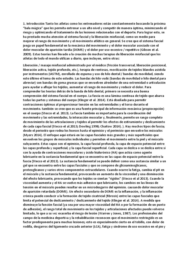 TP Floss Band - En.es | PDF | Rodilla | Músculo esquelético