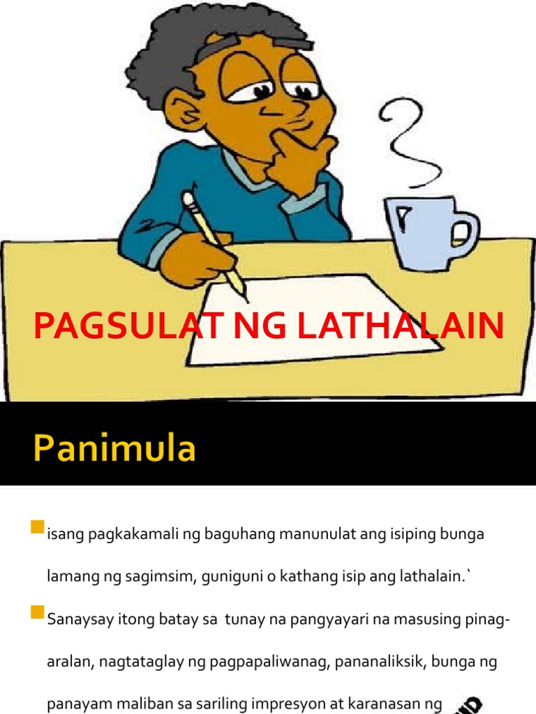 Pagsulat NG Lathalain | PDF