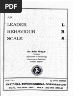 LBDQ Manual: Leader Behavior Assessment | PDF | Questionnaire | Factor ...