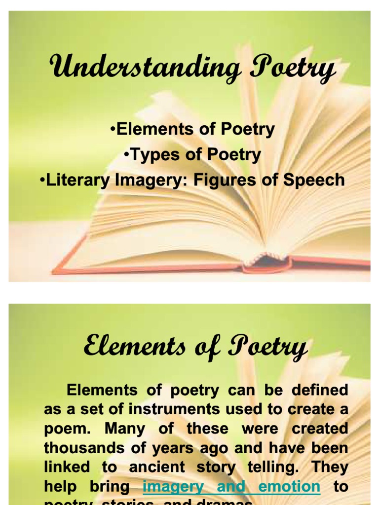 Understanding Poetry | PDF