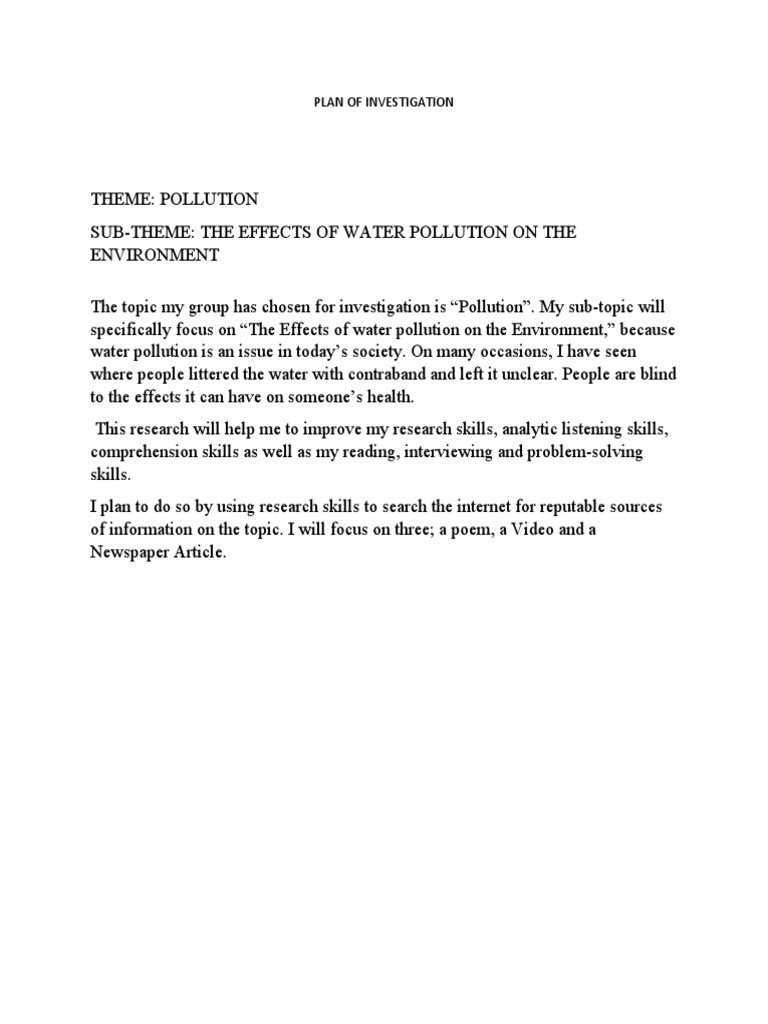 Sba 1 | PDF | Pollution | Water