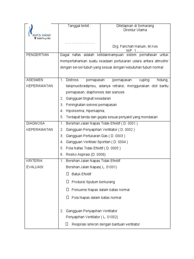 Sak Gagal Nafas by Angilian | PDF