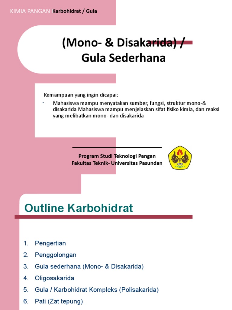 Struktur dan Fungsi Mono-Disakarida | PDF | Kesehatan Holistik ...